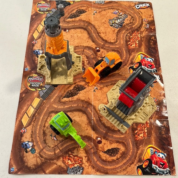 Play-Doh | Toys | 3 Play Doh Tonka Sets | Poshmark